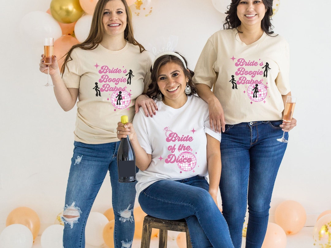 Bachelorette Party Matching Shirt, Bridal Party Shirt, Retro Bride ...