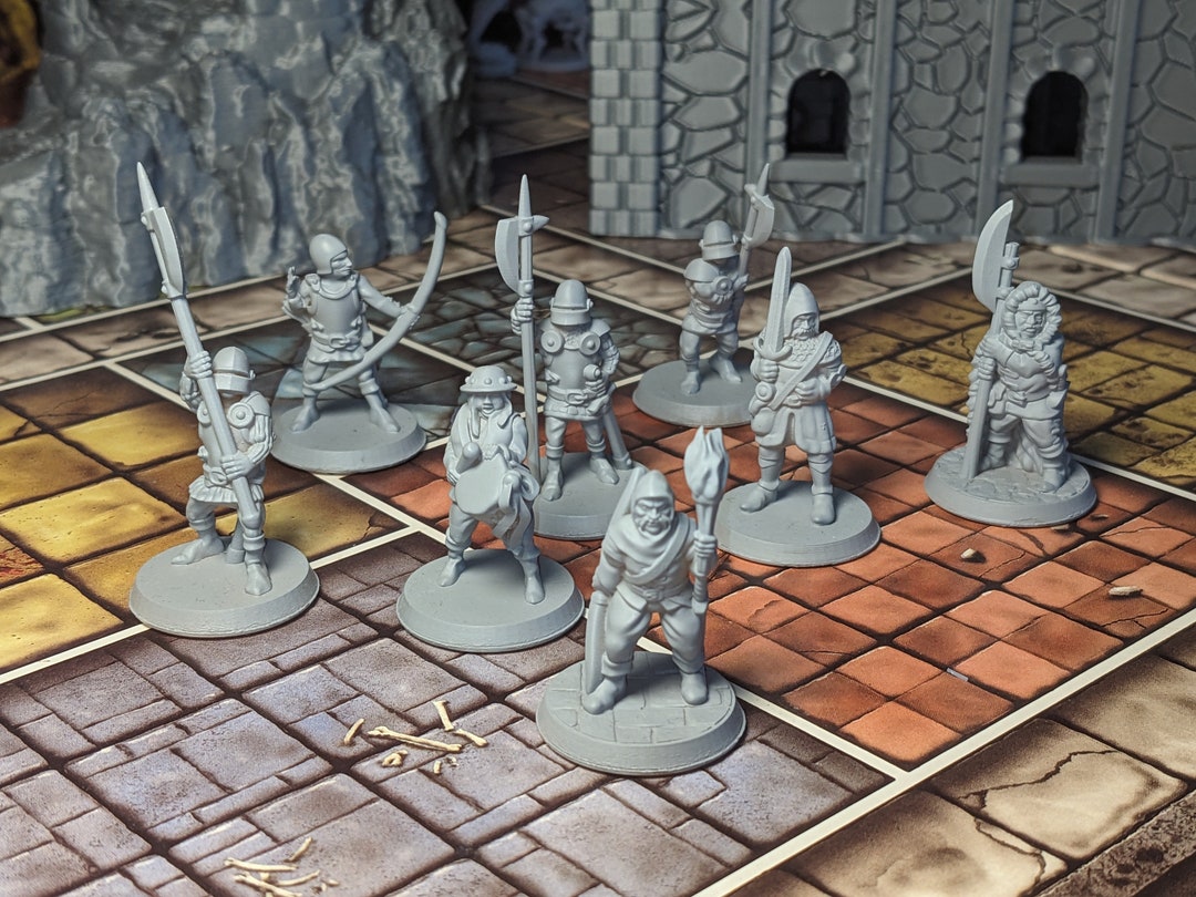 Human Soldiers Part 1 / 28mm D&D and Warhammer Miniatures / Role ...