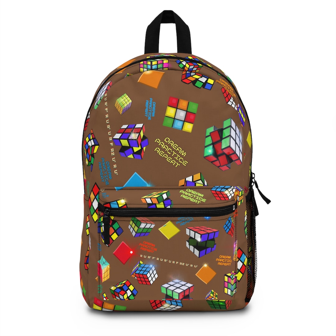 Beautiful Cube Design Backpack, Elegant Design Bag, Gift, Backpack for ...