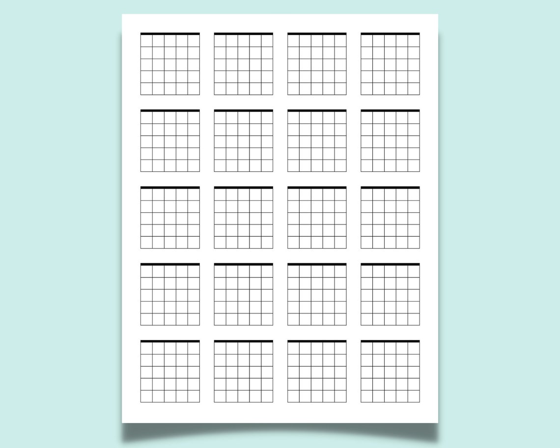 Set of 6 Printable Guitar Music Sheet Bundle | 18 Templates | Guitar ...
