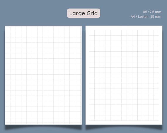 Large Grid Paper Template