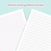 4-lined Writing Practice Paper | Handwriting Penmanship Calligraphy ...