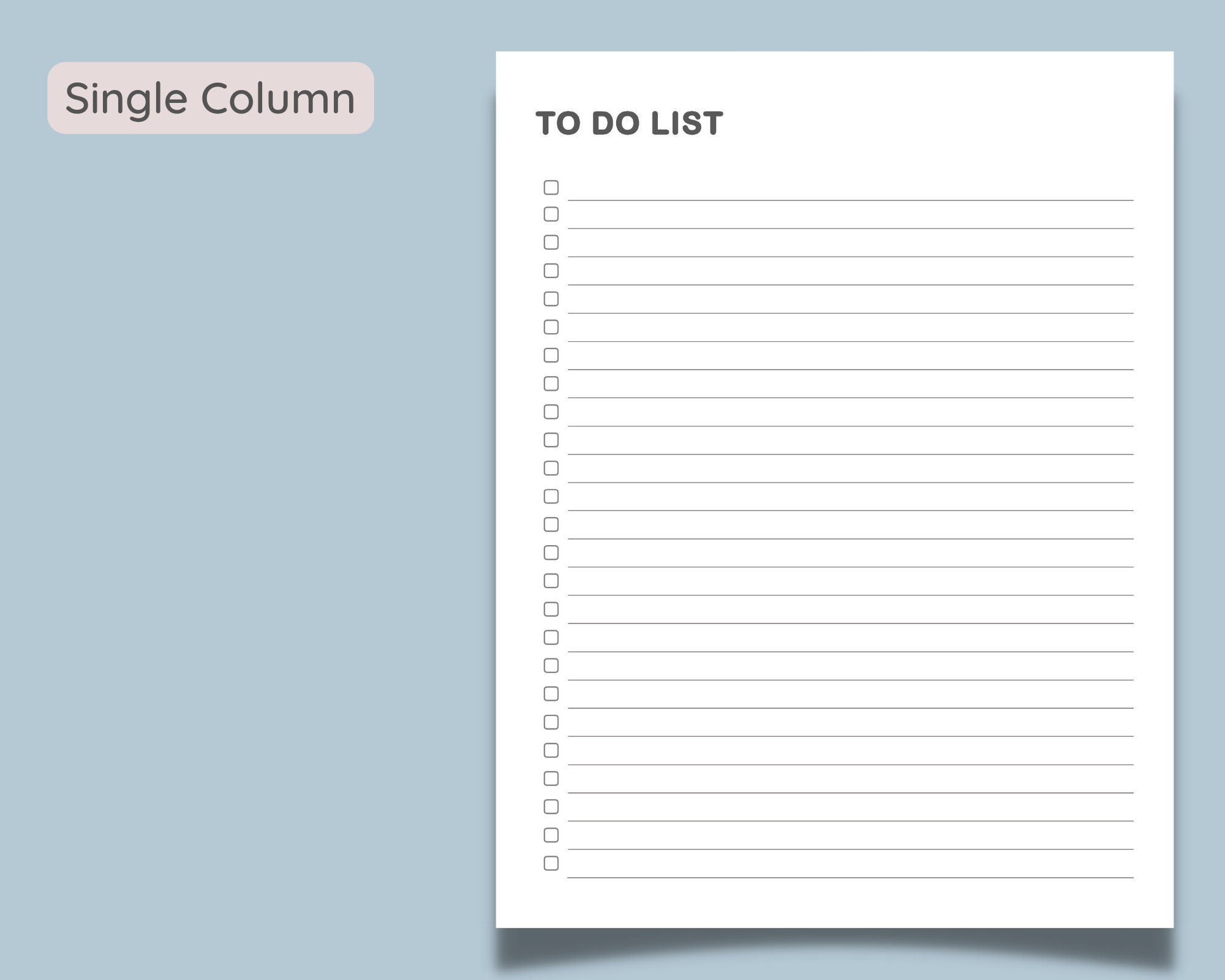 Minimal to Do List Printable To-do List Minimalistic Task Check List A4 ...