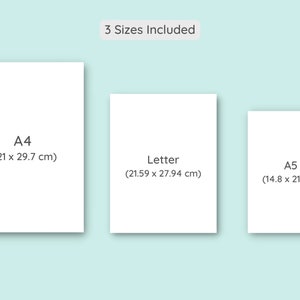 Set of 5 Colored Printable Lined Paper With Vertical Line | 15 ...