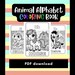 ABC Coloring Book for Kids -animal Alphabet- Fun & Educational - Etsy