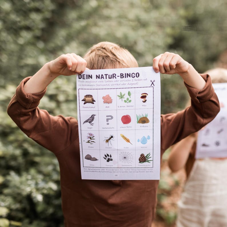 NATURE BINGO and More - 48 Templates (PDF) | Forest Bingo | Forest ...