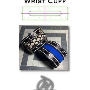 Accent Window Leather Wrist Cuff Pattern - Instant Digital Download - Etsy