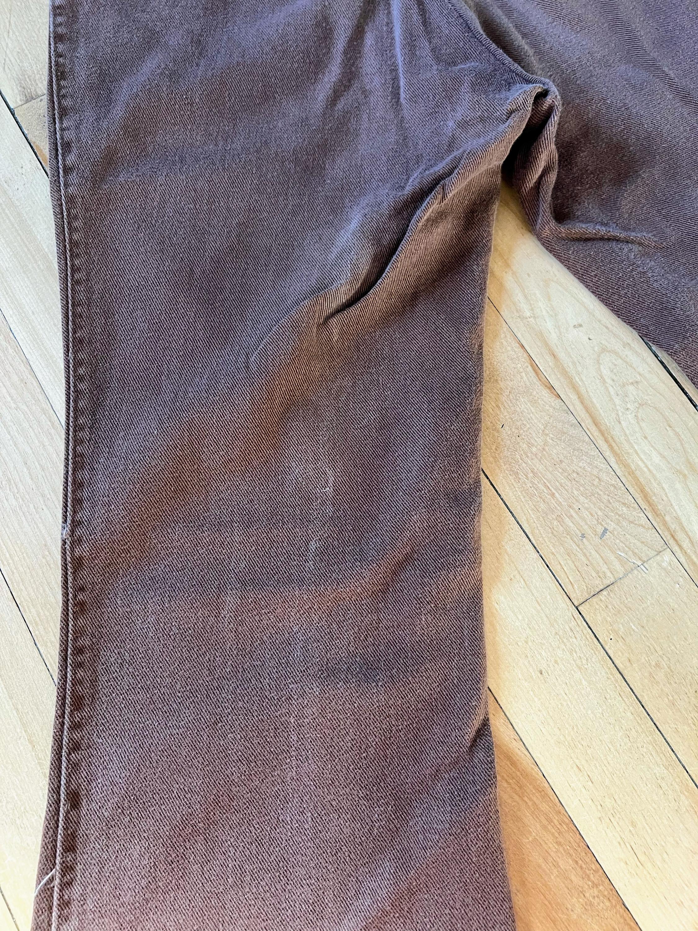 70s MALE Brand Men's Brown Bell Bottom Jeans / Flare Pants Size 30 - Etsy