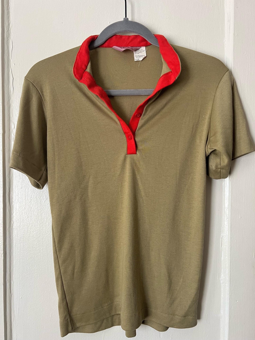 1970s/1980s Henley Ringer T-shirt by Jack Winter Knitsport - Etsy