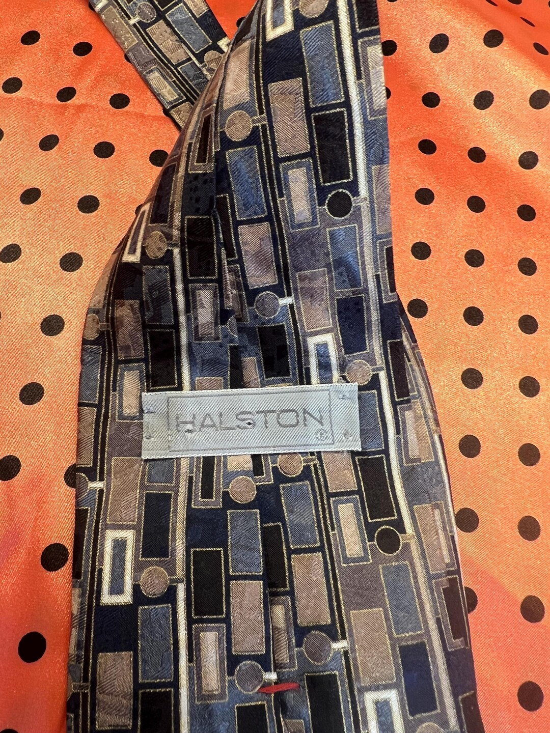 Vintage Designer HALSTON Silk Tie - Etsy