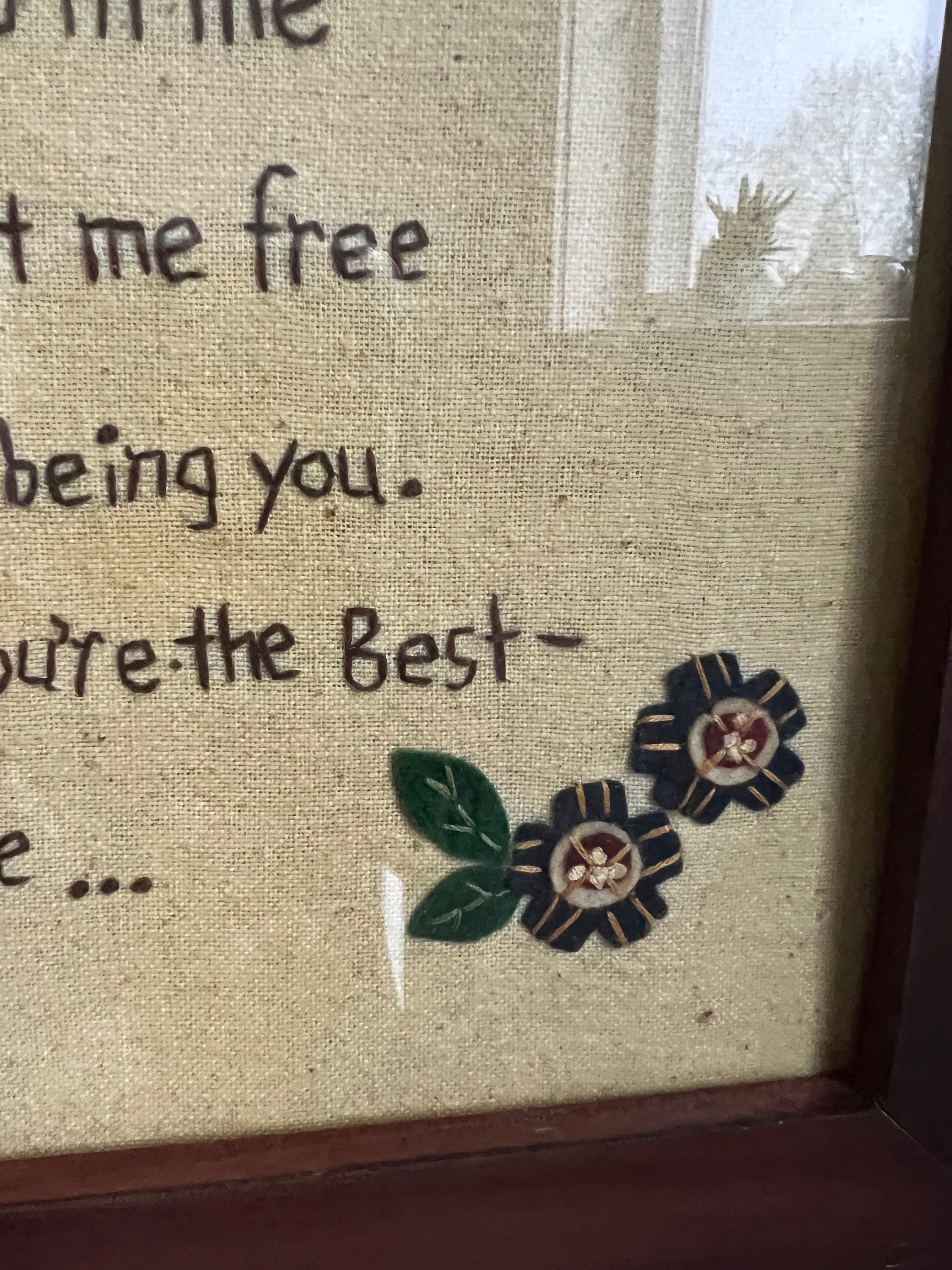 Vintage Sampler With Poem - Etsy