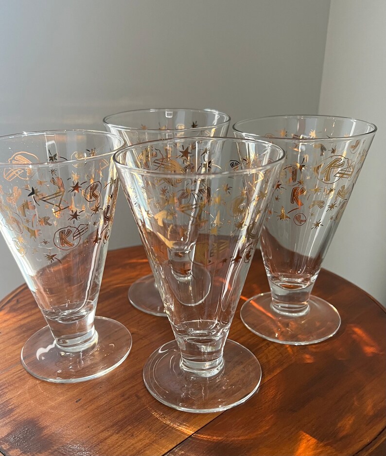 Vintage Kahlua Logo Cocktail Glasses - Etsy