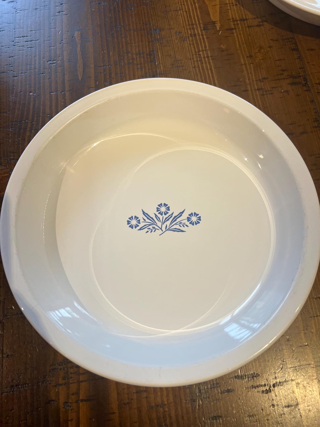 Vintage Blue Cornflower Corelle Pie Plate P-309 - Etsy