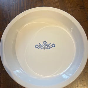 Vintage Blue Cornflower Corelle Pie Plate P-309 - Etsy