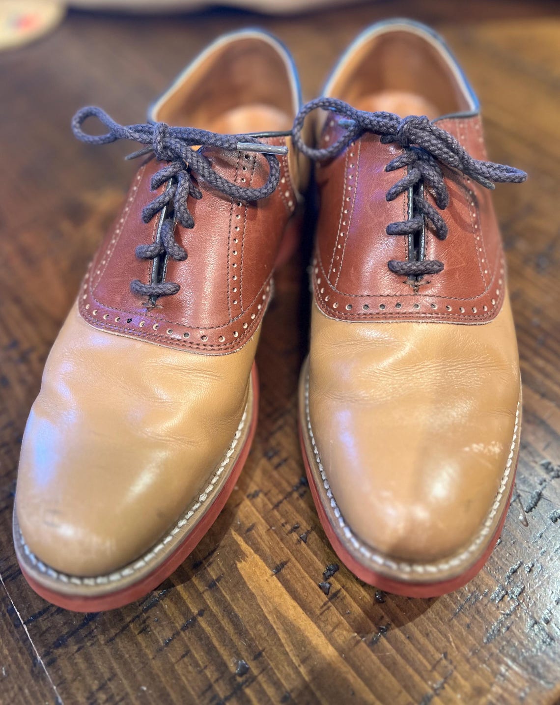 Vintage Dexter Saddle Shoes - Etsy