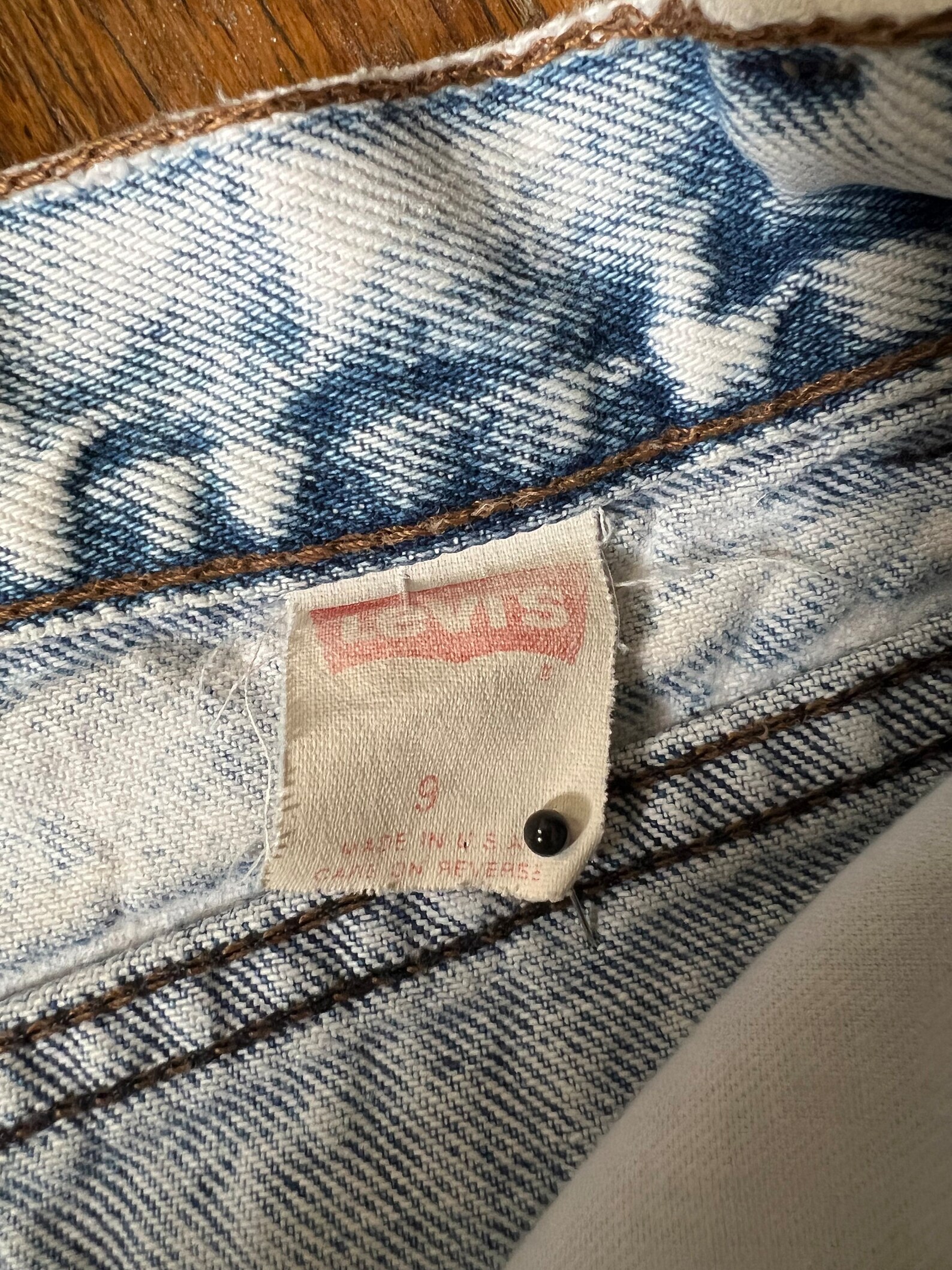 Vintage 80s Levi's Jeans - Silver Tab 900 Series Acid Wash Distressed ...