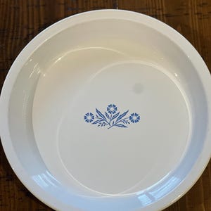 Vintage Blue Cornflower Corelle Pie Plate P-309 - Etsy