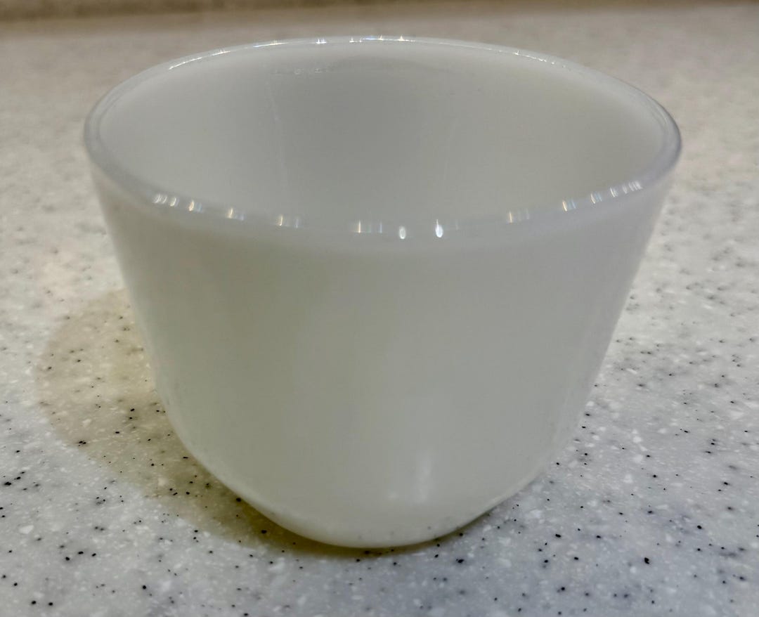 Vintage Fire King Milk Glass Ramekin - Etsy
