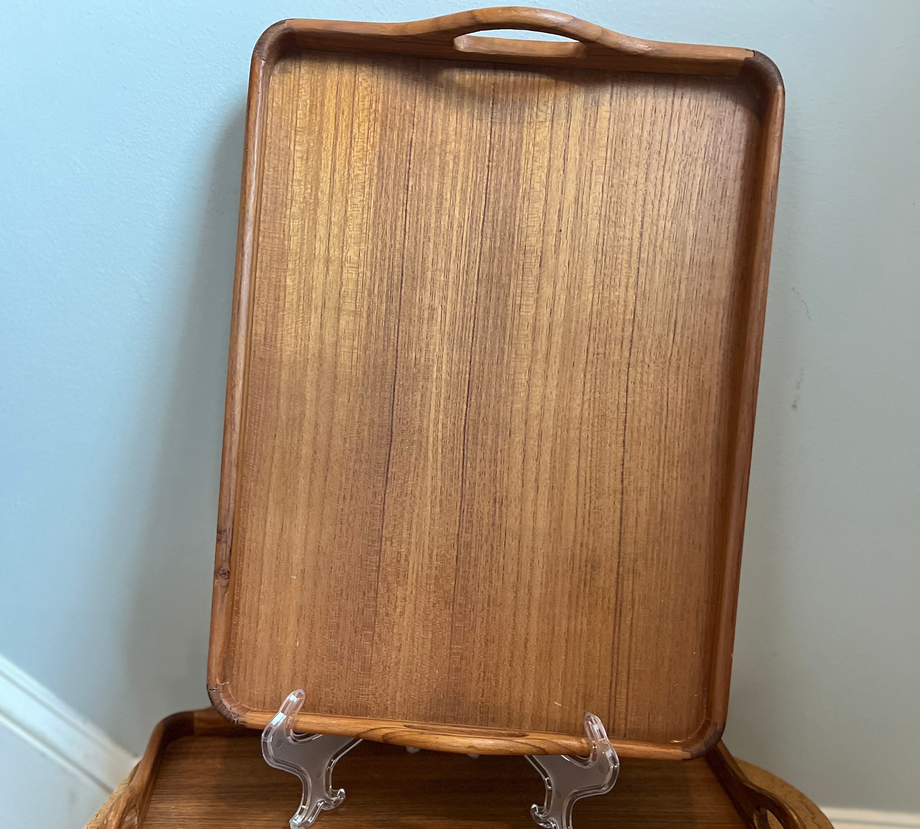 1970s Danish Modern Teak Serving Tray - Etsy