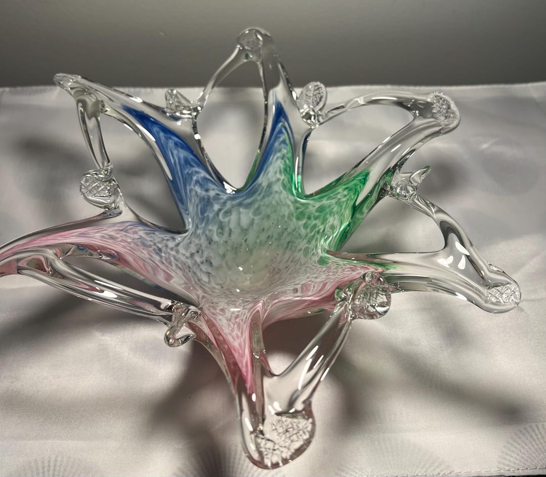 Vintage Murano Starfish Bowl - Etsy
