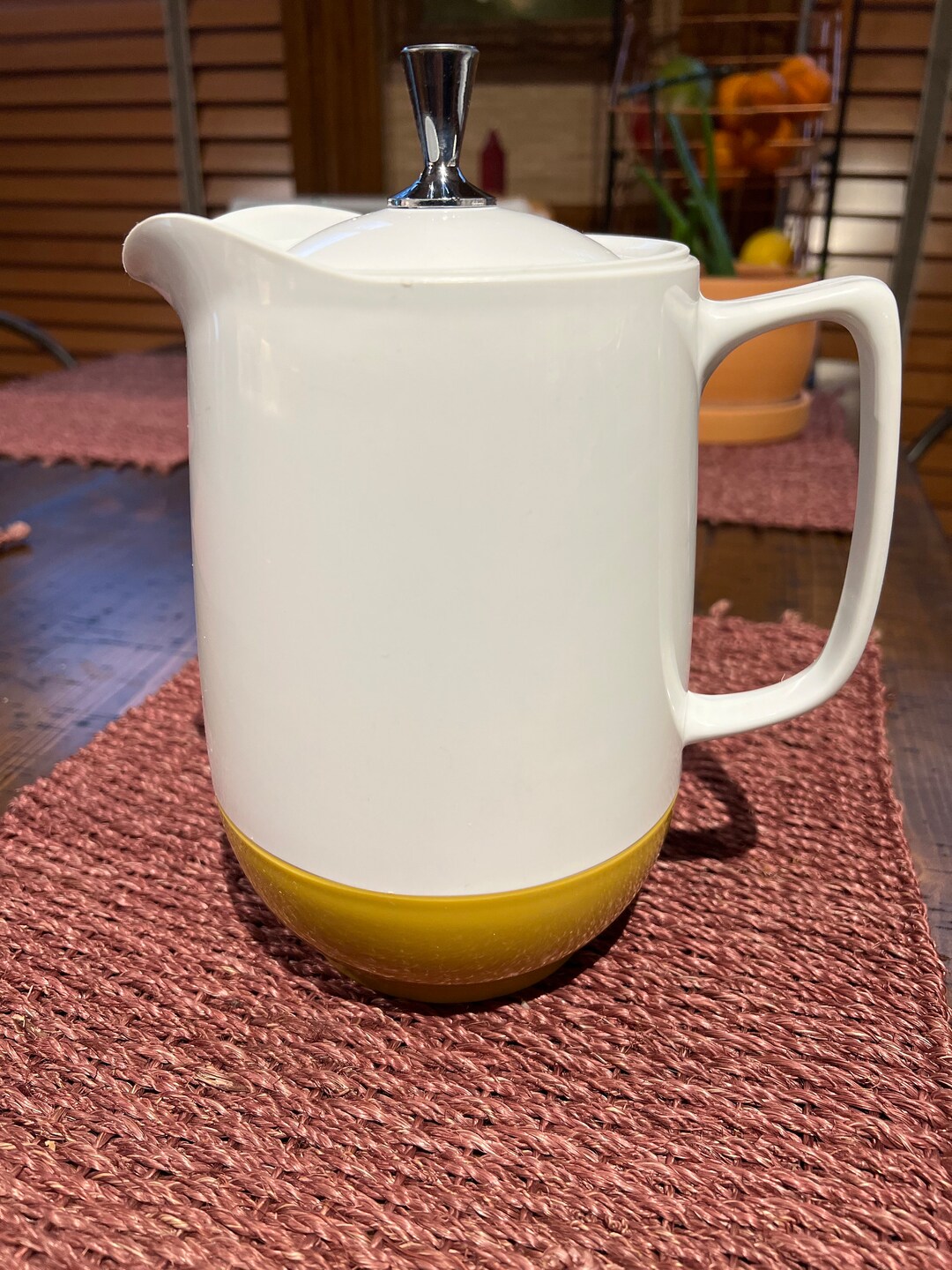 1970s Thermos King Seeley Yellow Pitcher- PRISTINE - Etsy