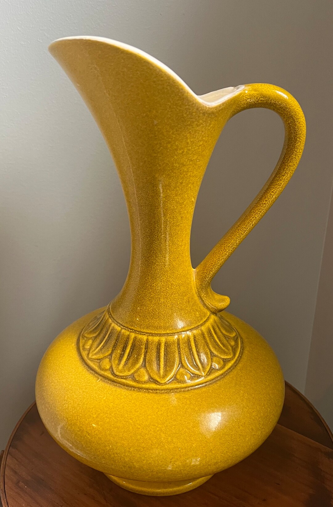 Mid-century Yellow-gold Haeger Pitcher - Etsy