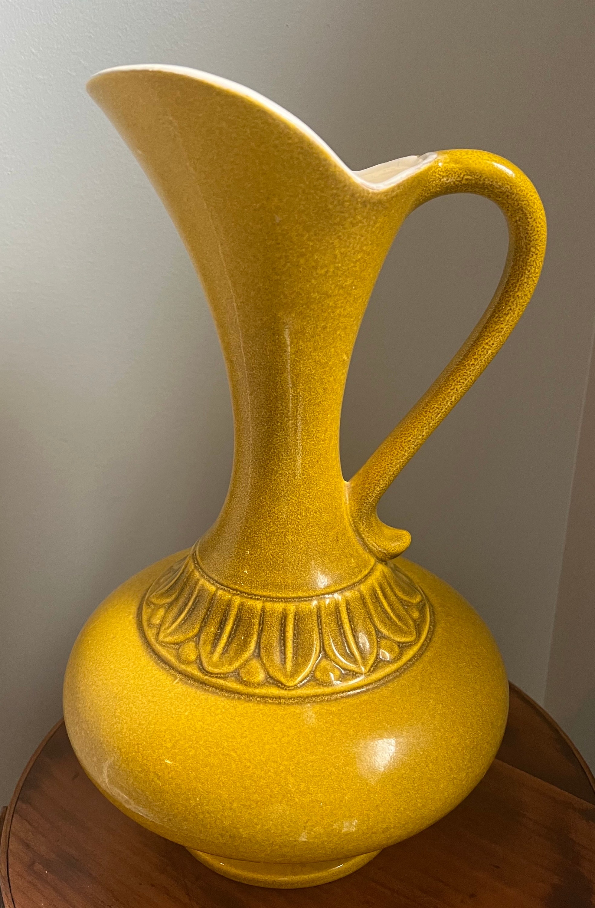 Mid-century Yellow-gold Haeger Pitcher - Etsy