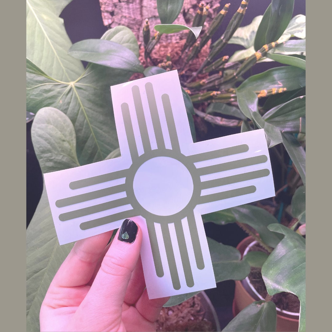 New Mexico Zia Symbol Sticker - Etsy