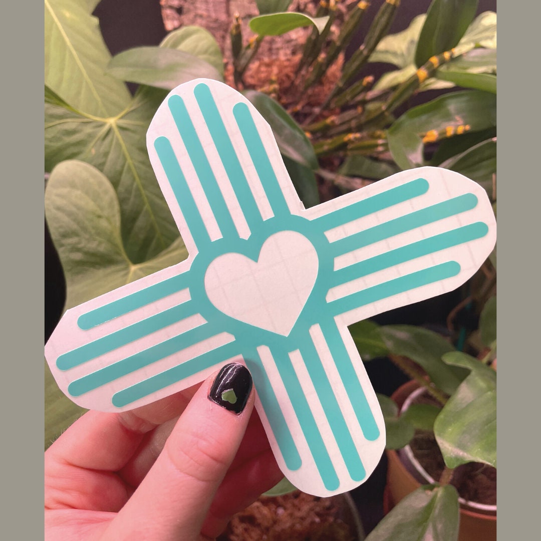 New Mexico Zia Symbol Sticker - Etsy
