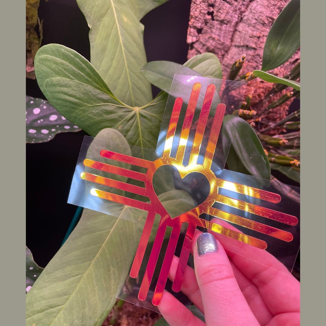 New Mexico Zia Holographic Sticker - Etsy