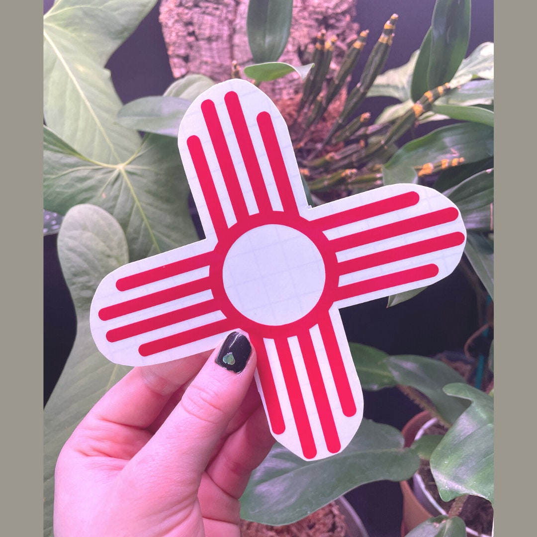 New Mexico Zia Symbol Sticker - Etsy