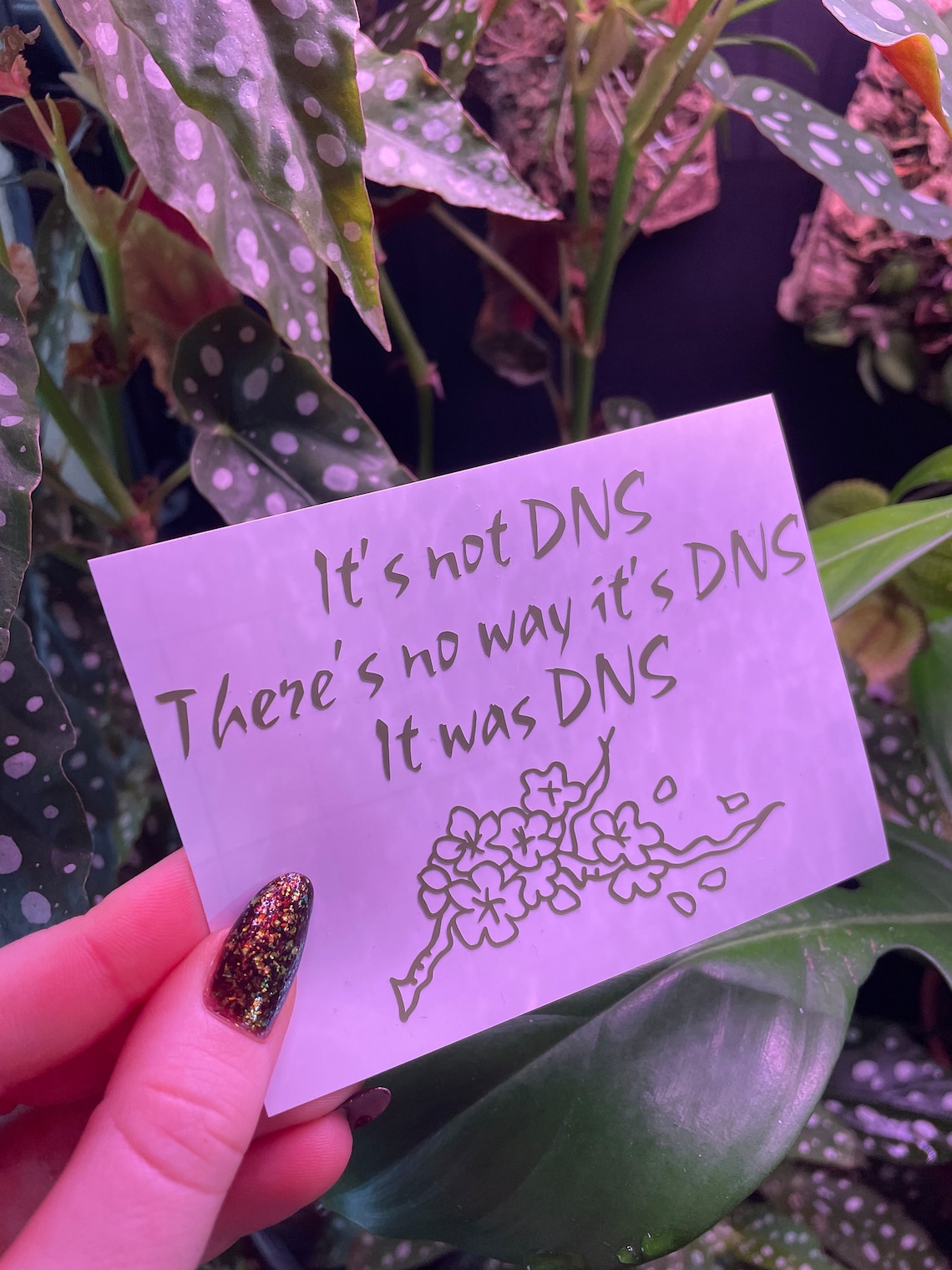 It’s Always DNS Haiku Meme Sticker Information Technology - Etsy