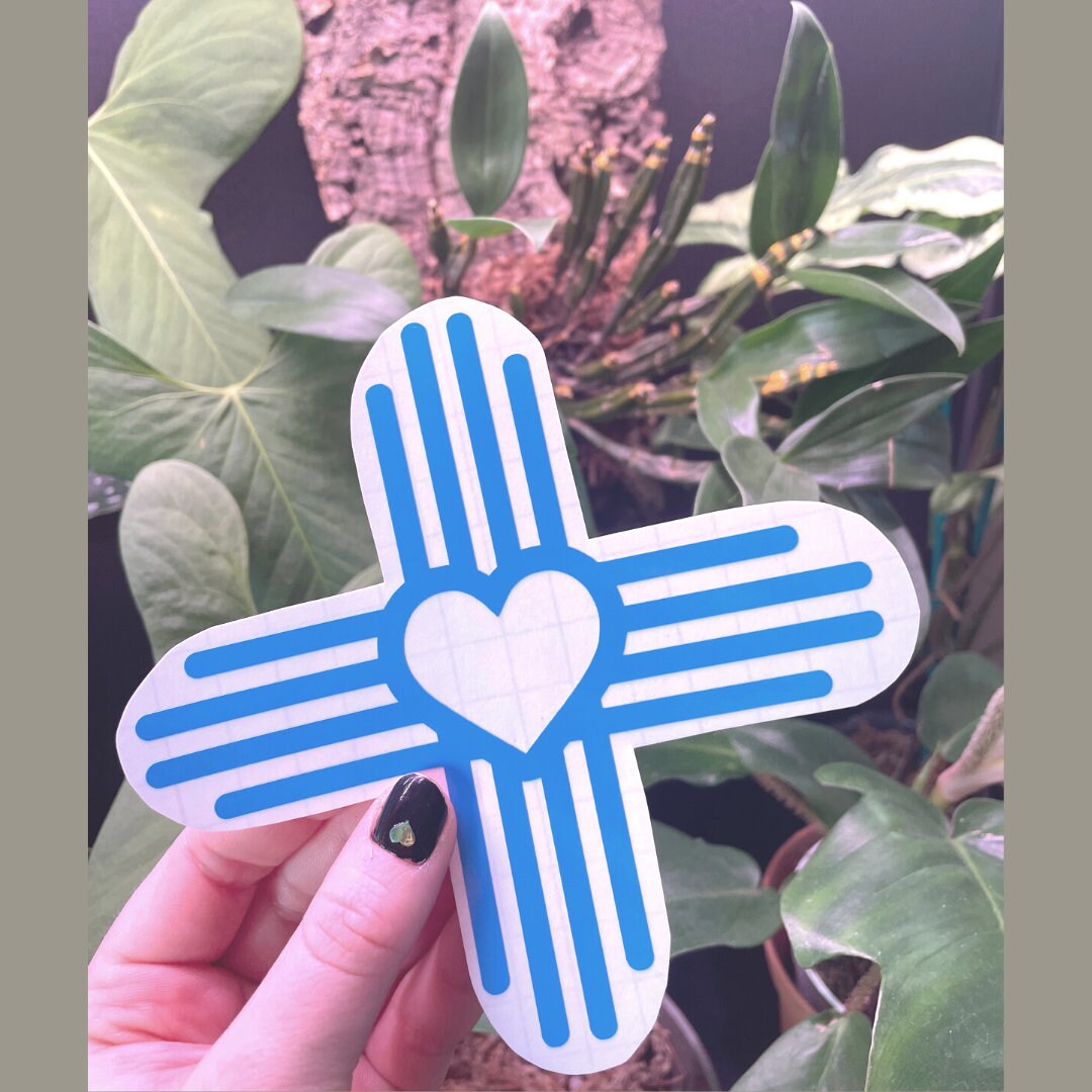New Mexico Zia Symbol Sticker - Etsy