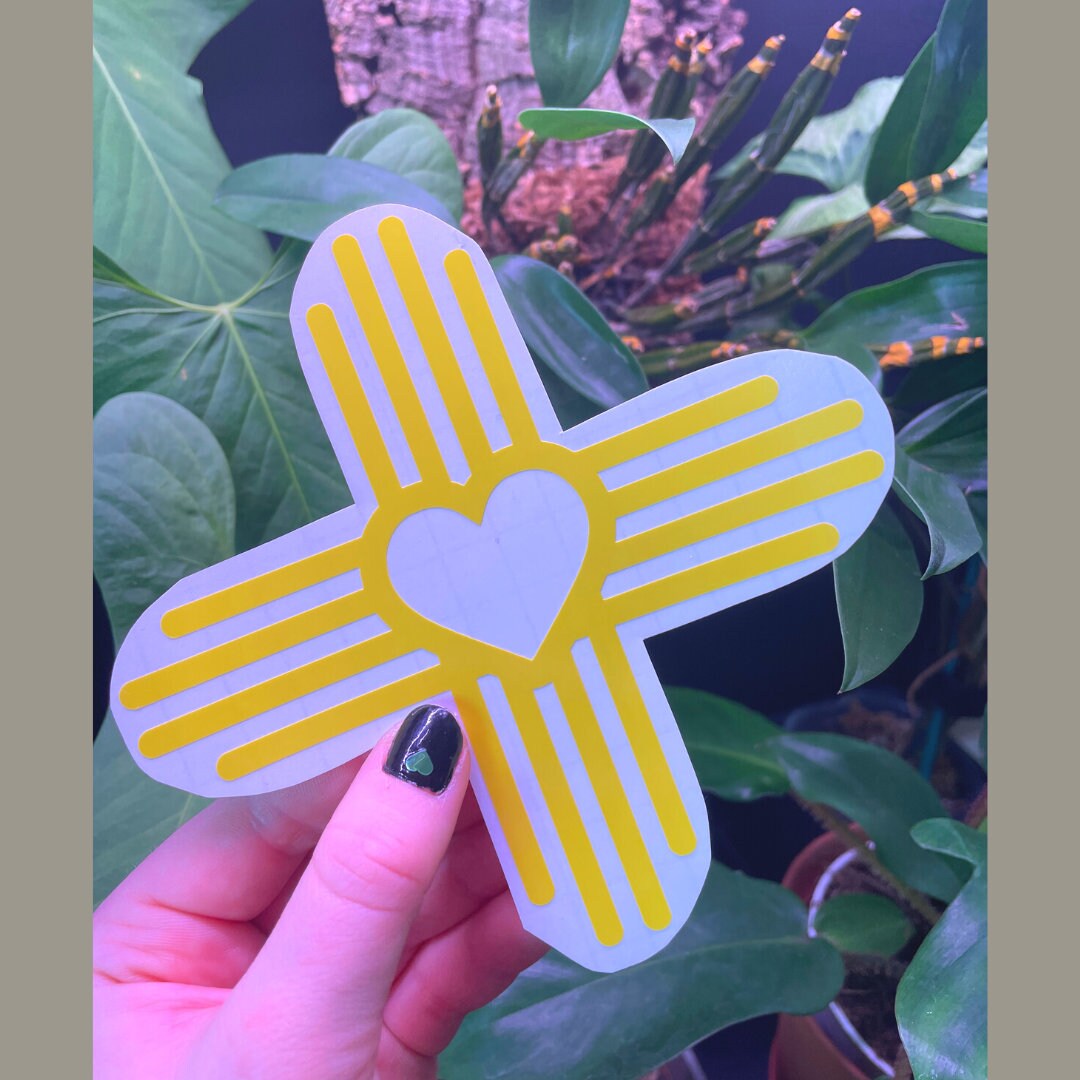 New Mexico Zia Symbol Sticker - Etsy