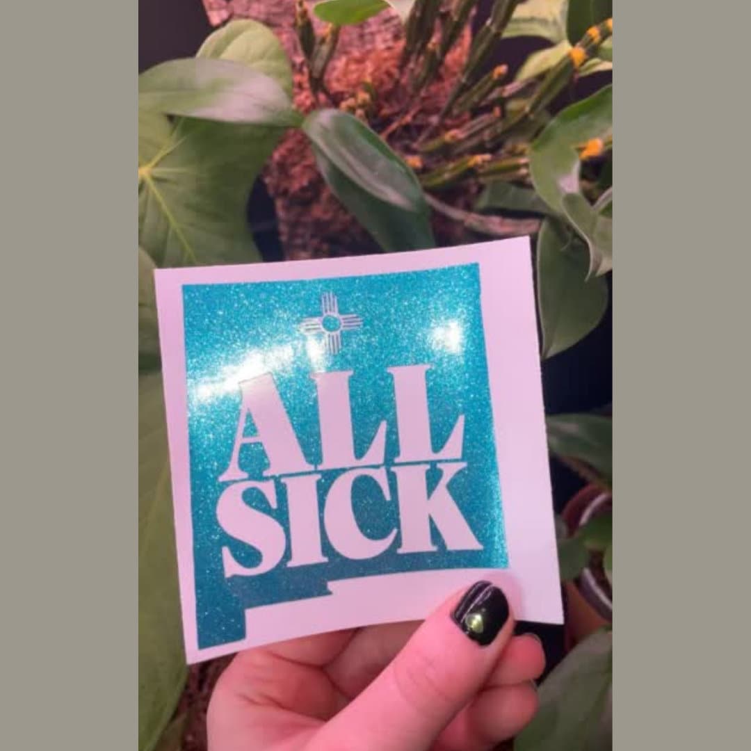 New Mexico All Sick Sticker - Etsy