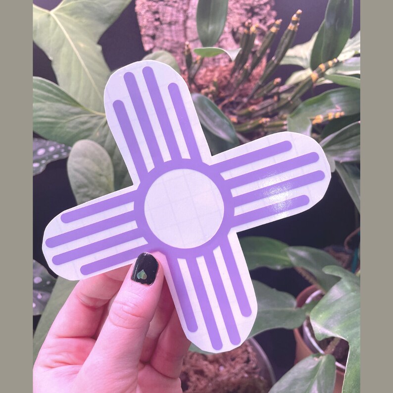 New Mexico Zia Symbol Sticker - Etsy