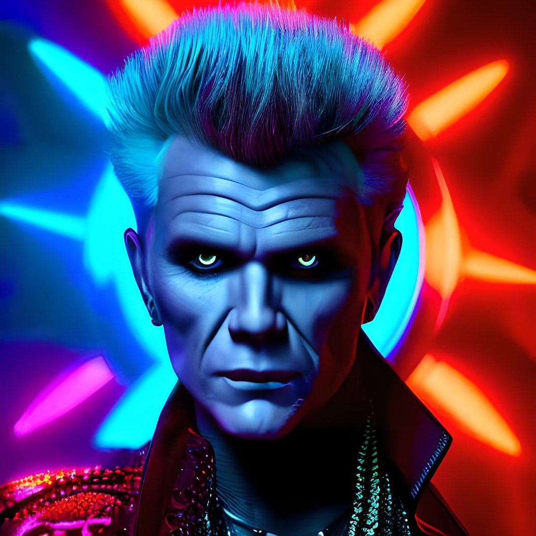 Neon Rebel Downloadable Print 240 Dpi - Etsy