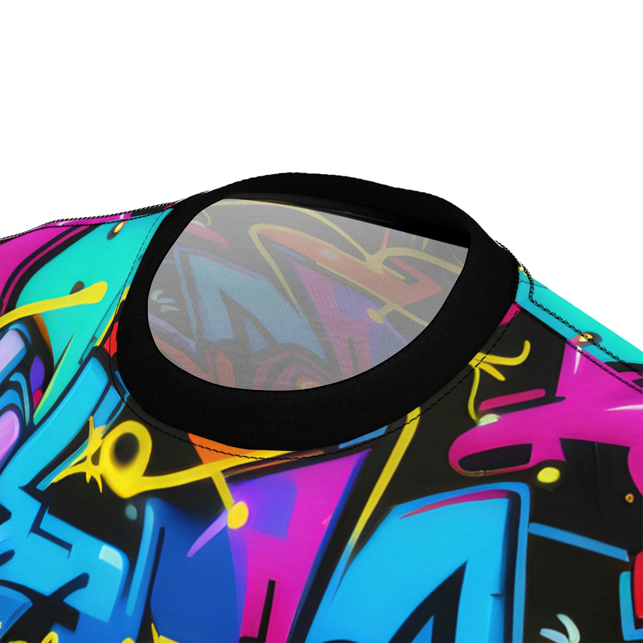 Graffiti Style Abstract Style Unisex Cut & Sew Tee - Etsy