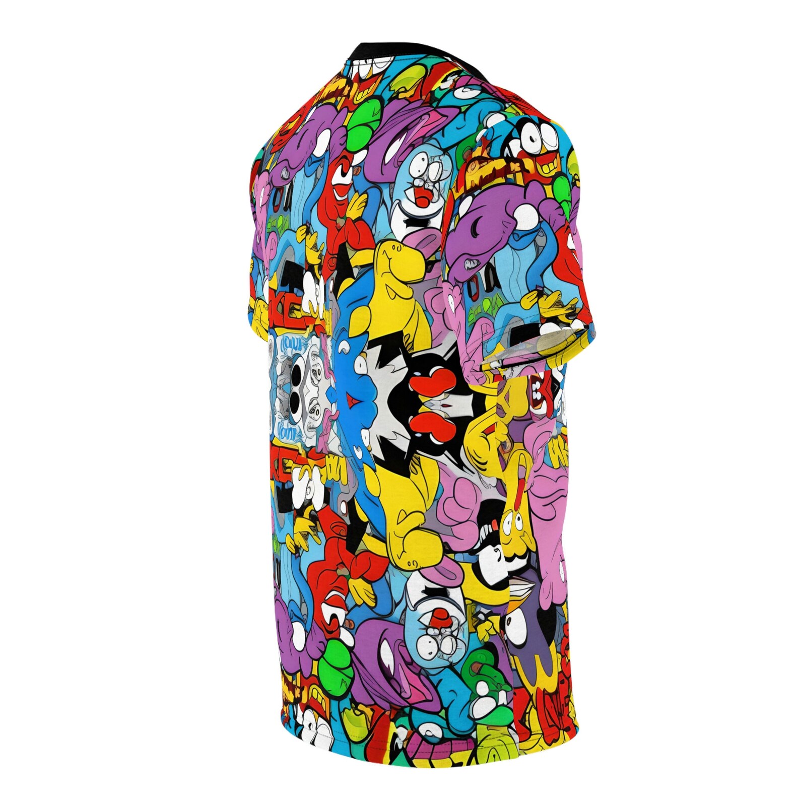 Graffiti Style Abstract Style Unisex Cut & Sew Tee - Etsy