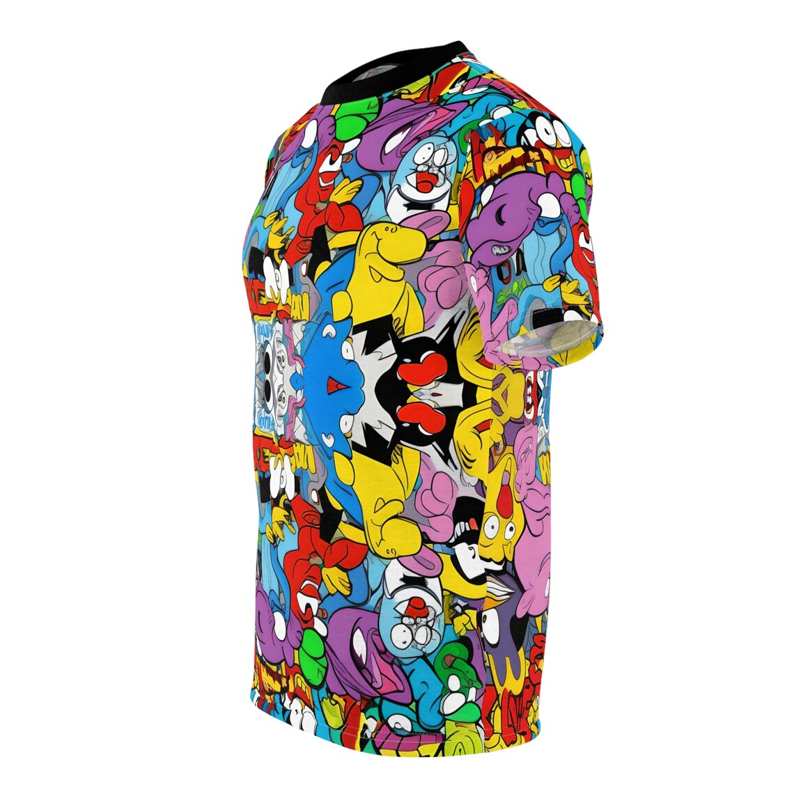 Graffiti Style Abstract Style Unisex Cut & Sew Tee - Etsy