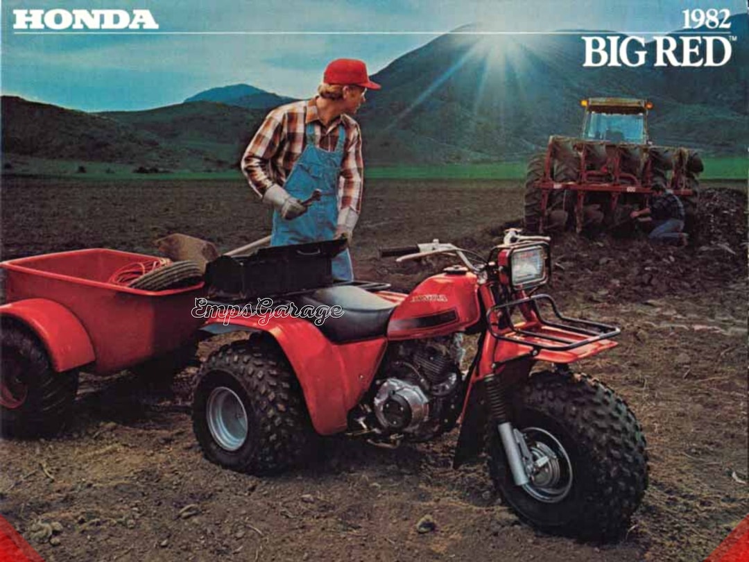 Honda 3 Wheeler Ad Set From the 80's - Etsy UK