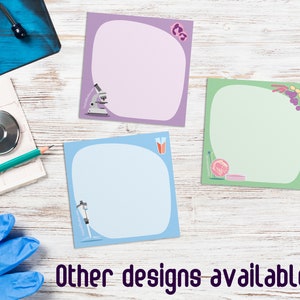 Cute Microbiology Sticky Notes | Medical Laboratory Stationary Sticky ...