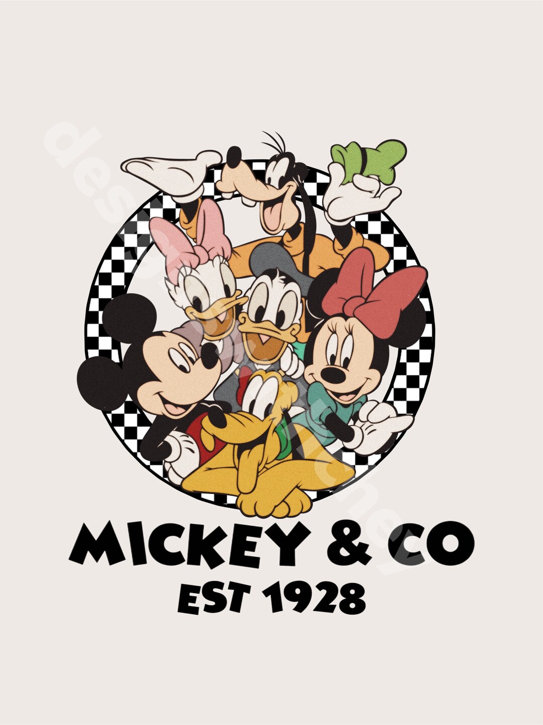 Mickey & Co EST PNG Digital File - Etsy
