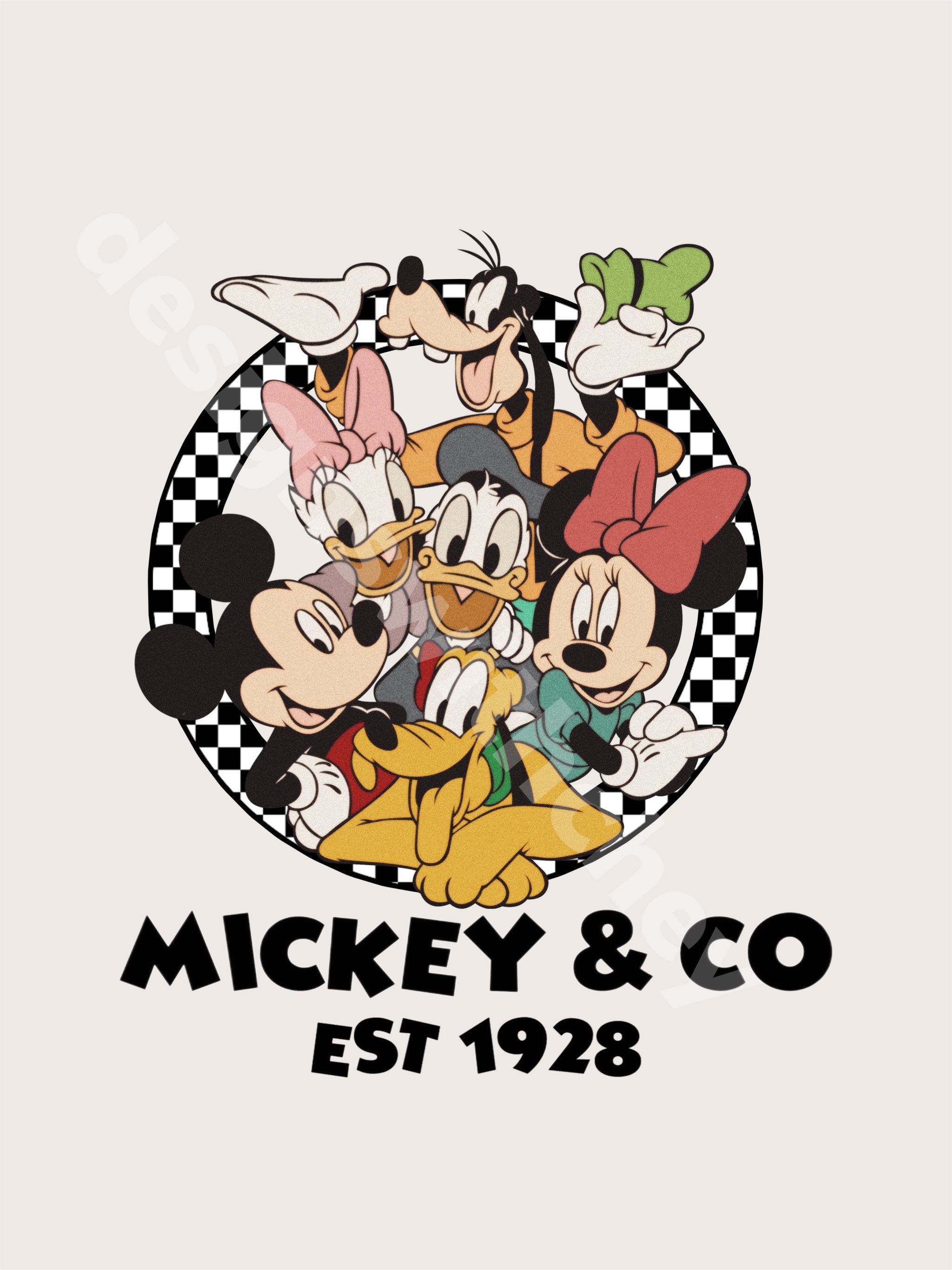 Mickey & Co EST PNG Digital File - Etsy