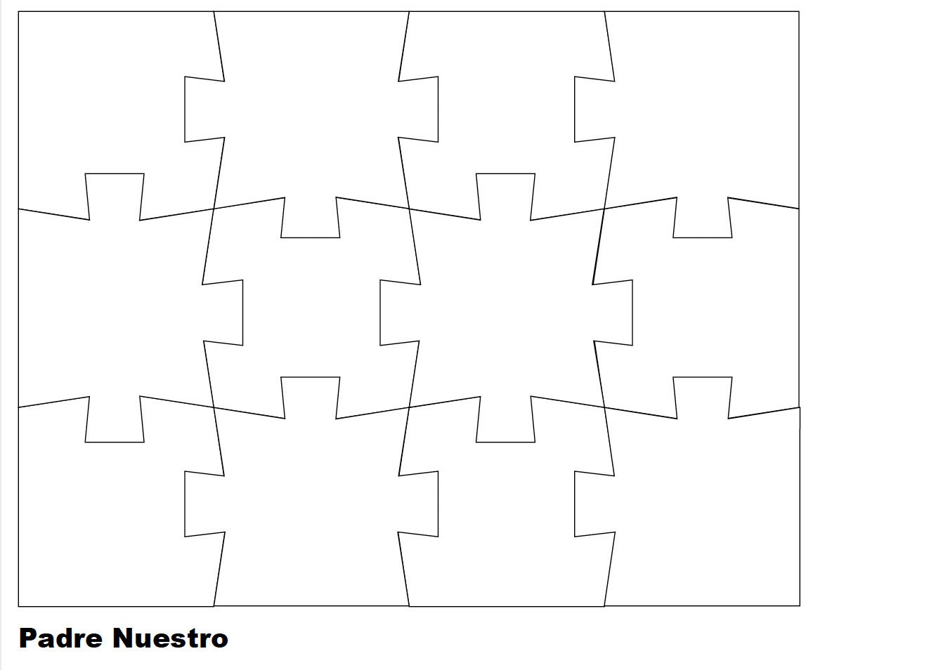 Puzzle Our Father Prayer in Spanish - Etsy