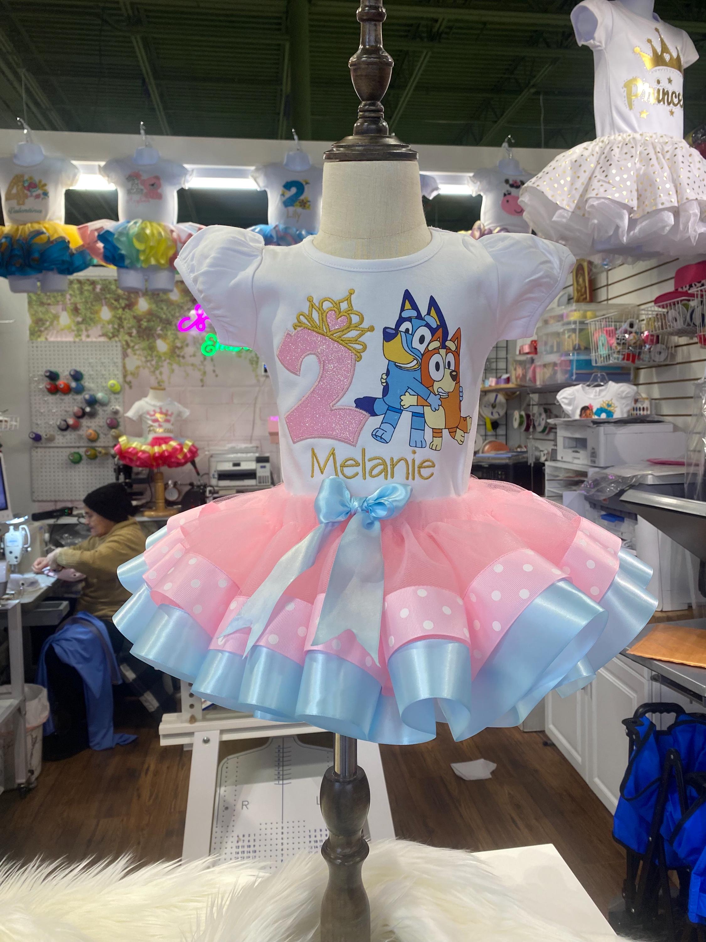Custom Bluey Birthday Tutu Set - Etsy