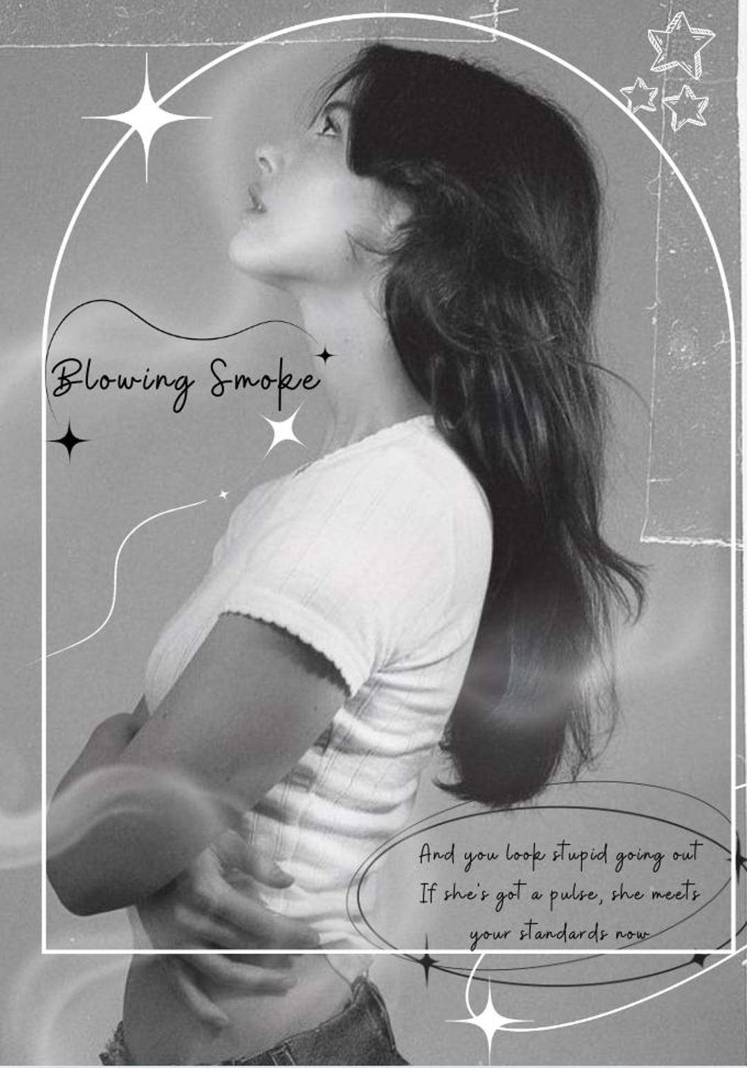 Gracie Abrams Poster, Blowing Smoke - Etsy UK
