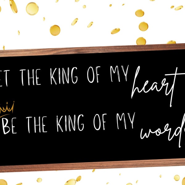 King of My Heart - Etsy