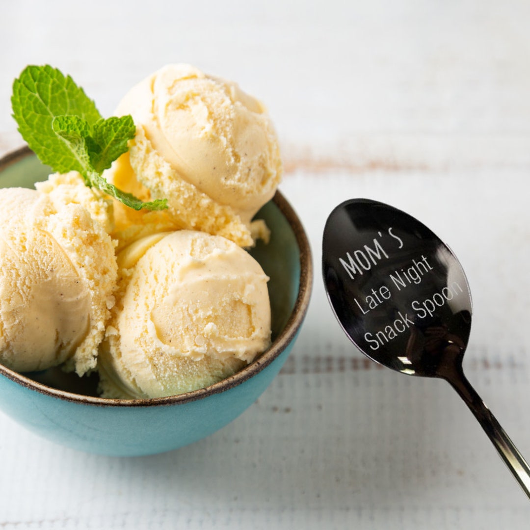 Personalized Snacking Spoon, Customized Spoon, Late Night Snack Spoon ...