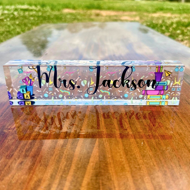 Personalized Name Plate - Etsy